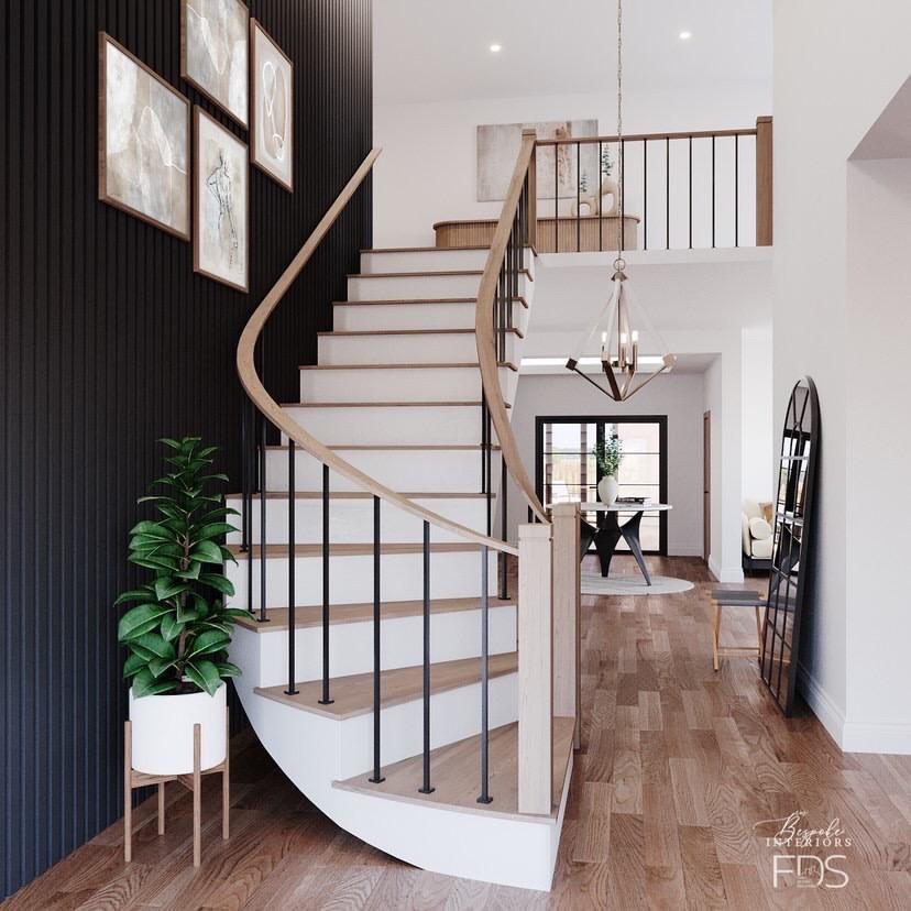 Make a grand entrance with stylish wall panelling…