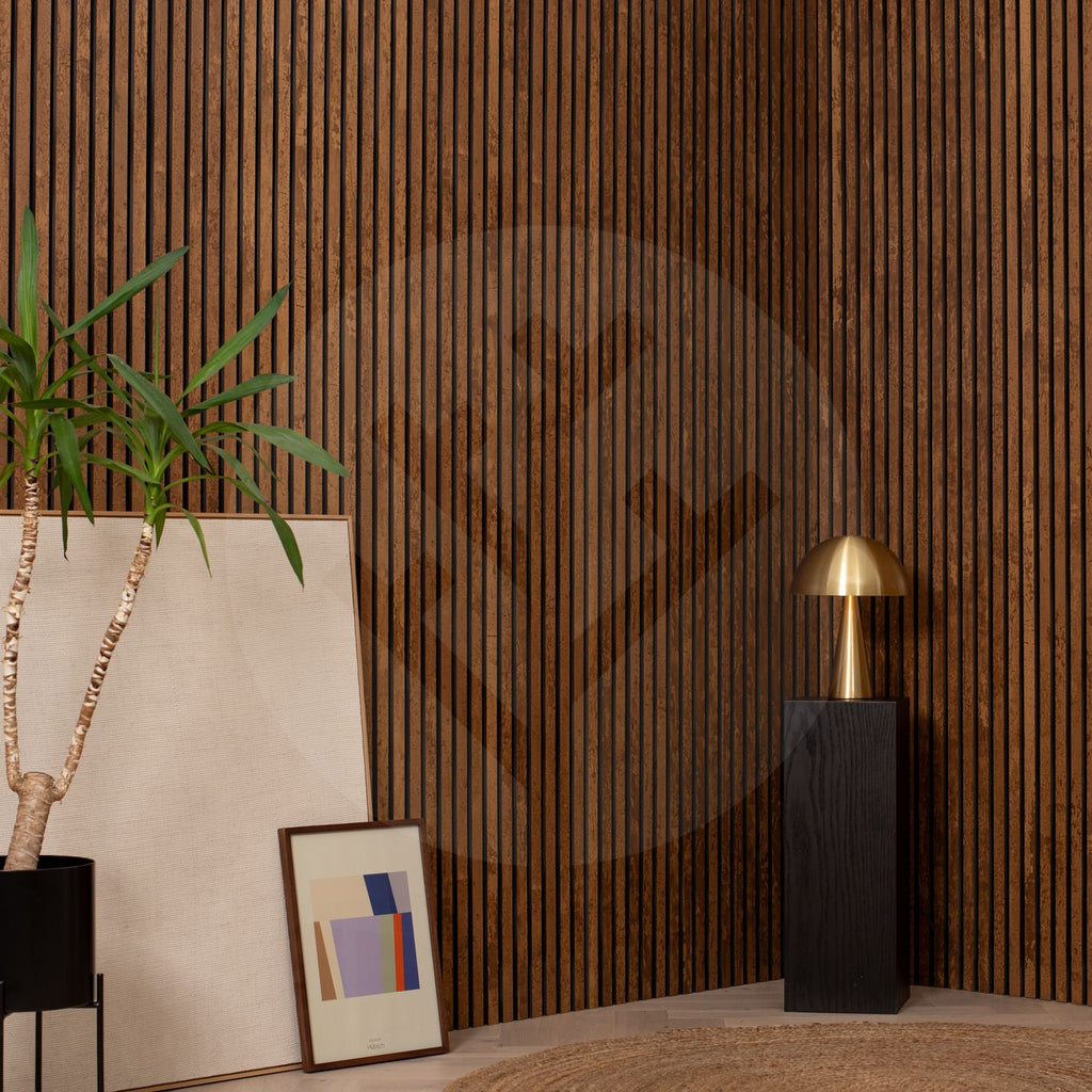 Acupanel® | Oxide Brown | Slat Wall Panel