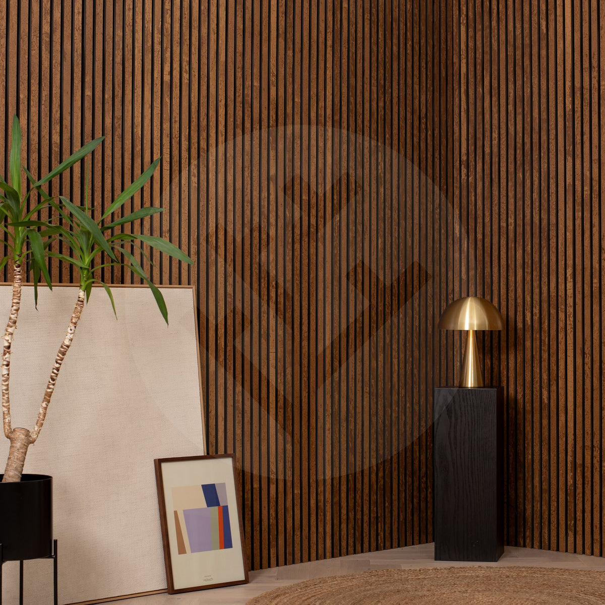 Acupanel® | Oxide Brown | Slat Wall Panel