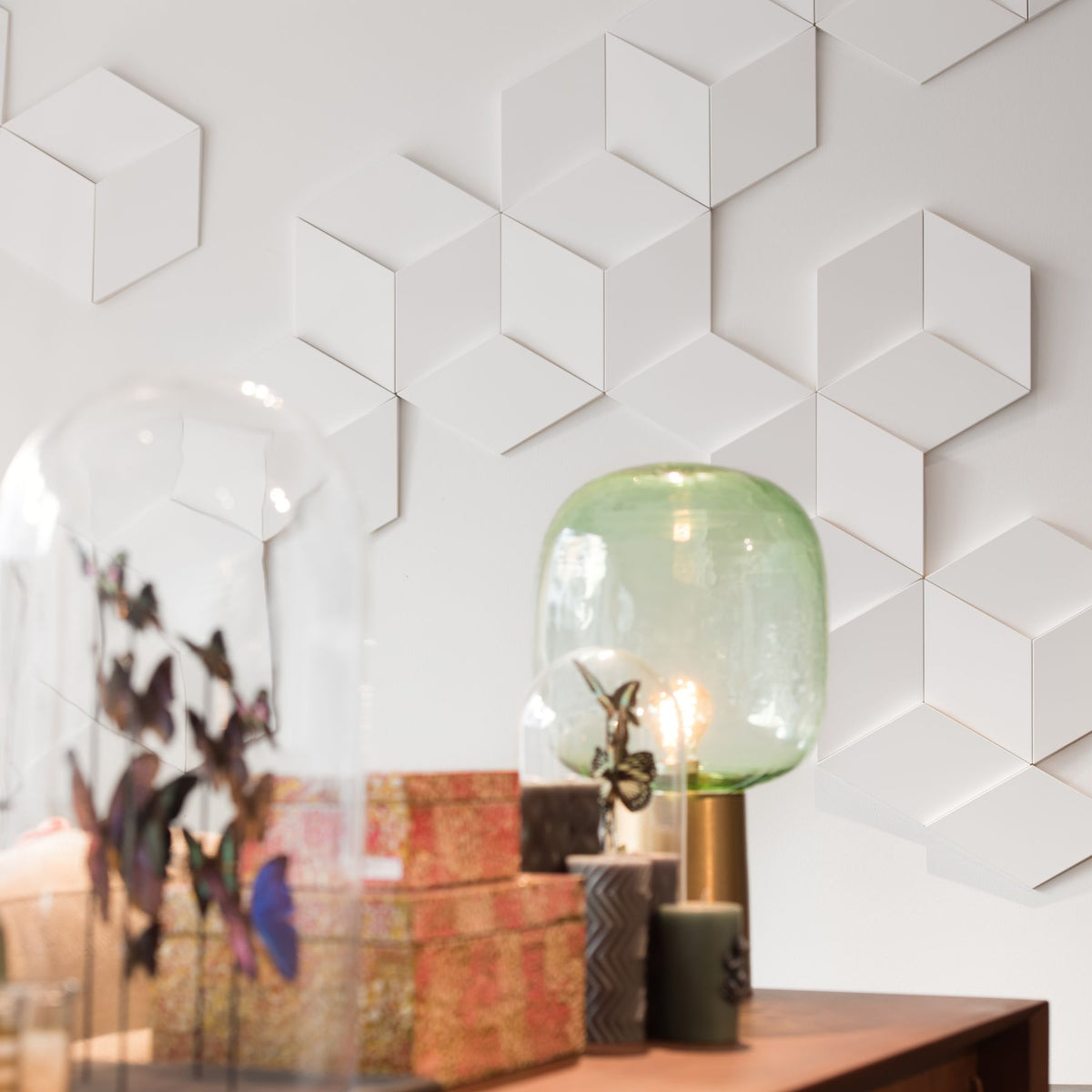 Rombus 3D Paintable Wall Panels | Orac W100