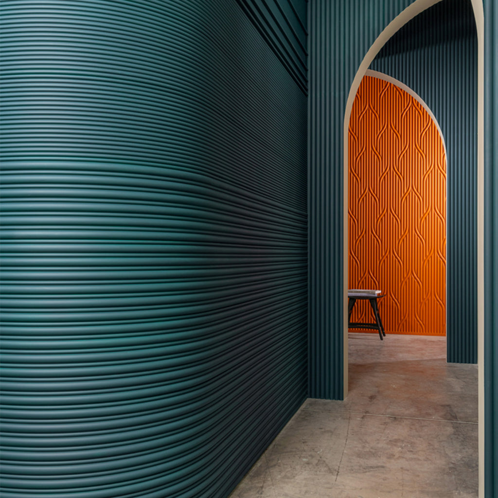 Flute 3D Paintable Wall Panels | Orac WX211