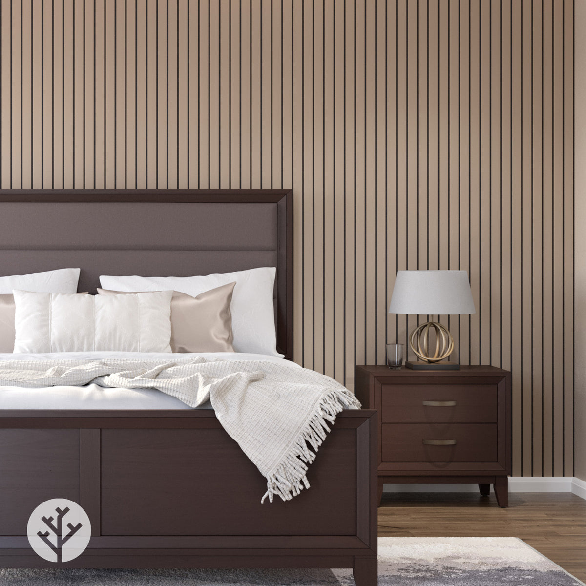 Acupanel® Luxe Leather Beige Wrapped Acoustic Wall Panels