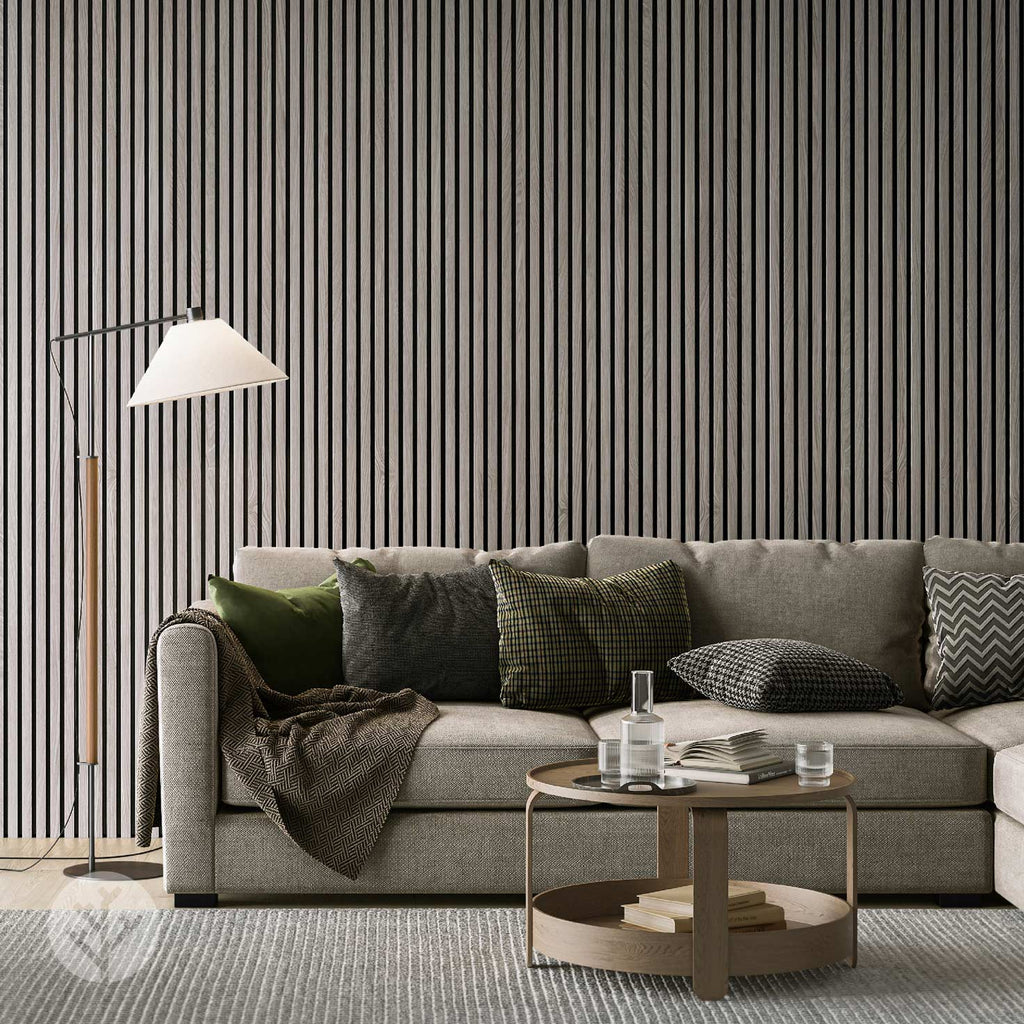Acupanel® Contemporary Grey Oak Acoustic Wood Slat Panels