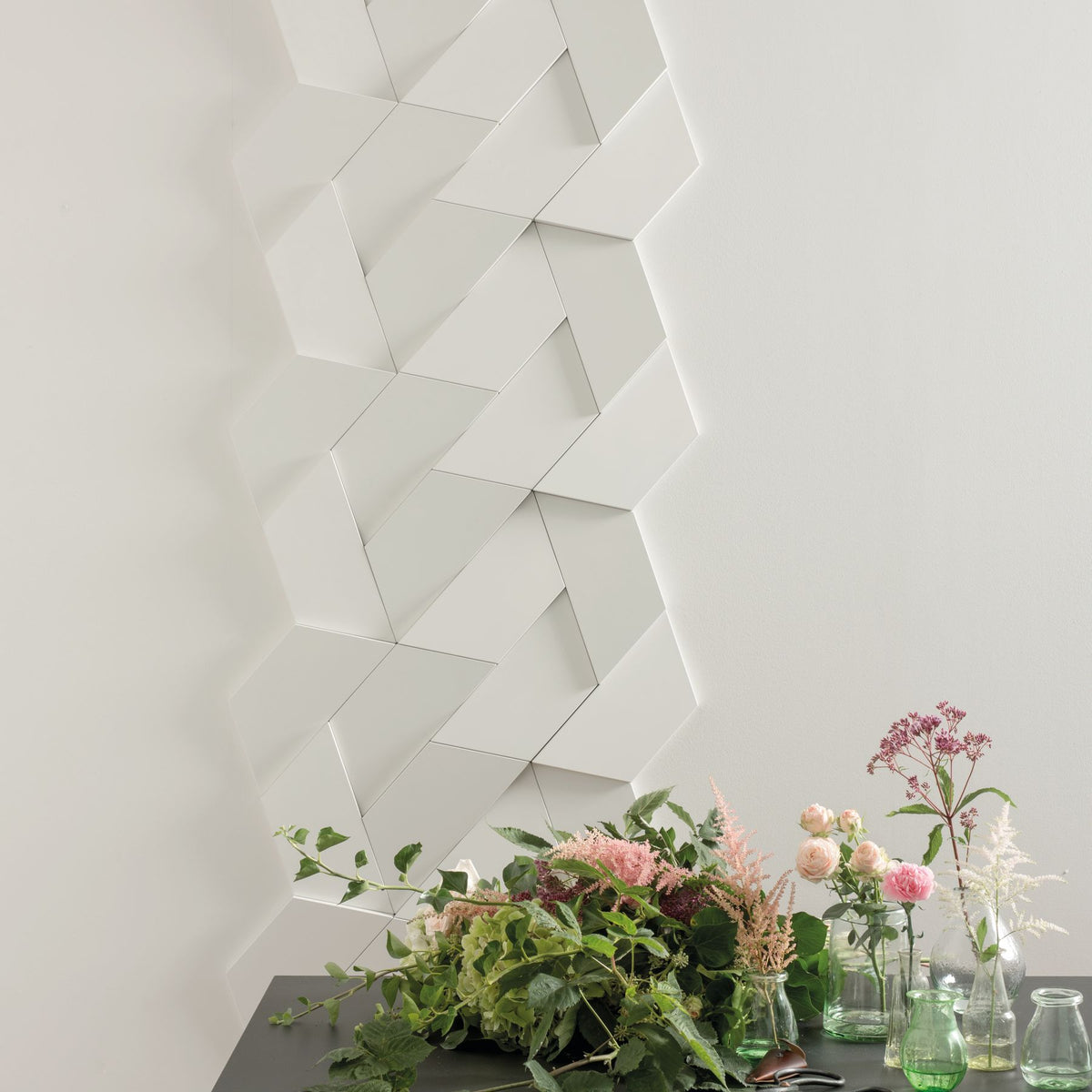 Trapezium 3D Paintable Wall Panels | Orac W101