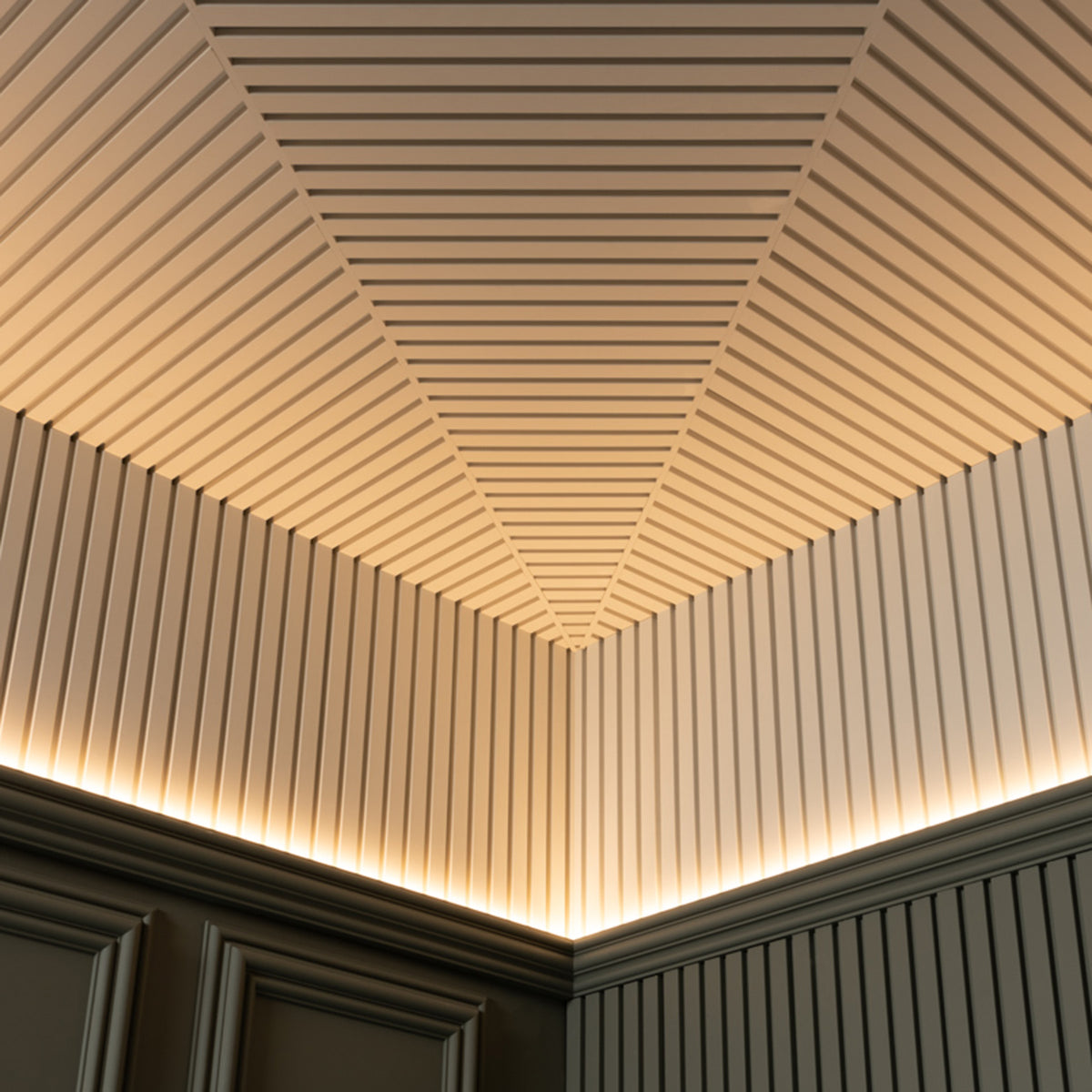 Oblong 3D Paintable Wall Panel Trim | Orac SX194