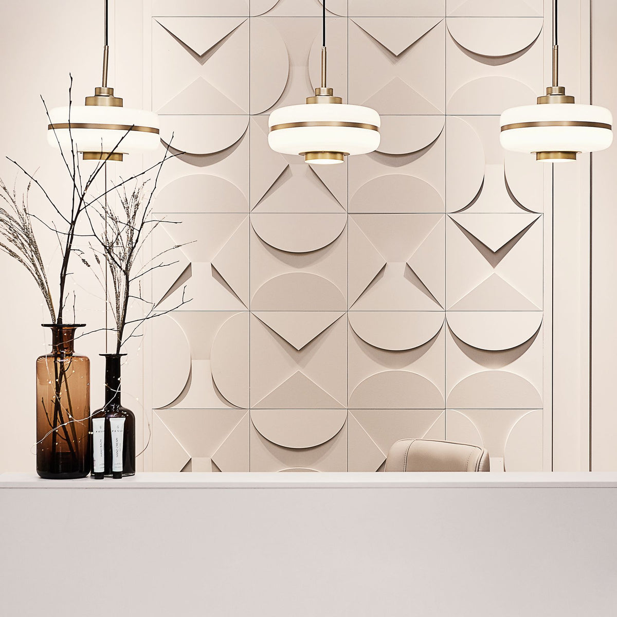 Circle 3D Paintable Wall Panels | Orac W107