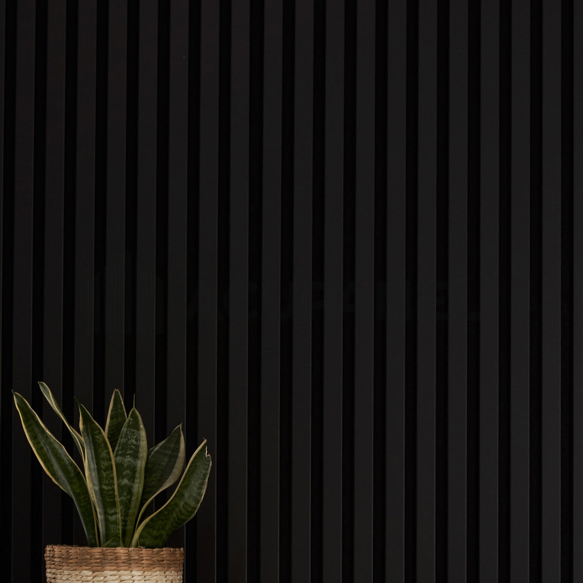 Acupanel® Black Wrapped Acoustic Wall Panels - Luxury Slat Wall Panels
