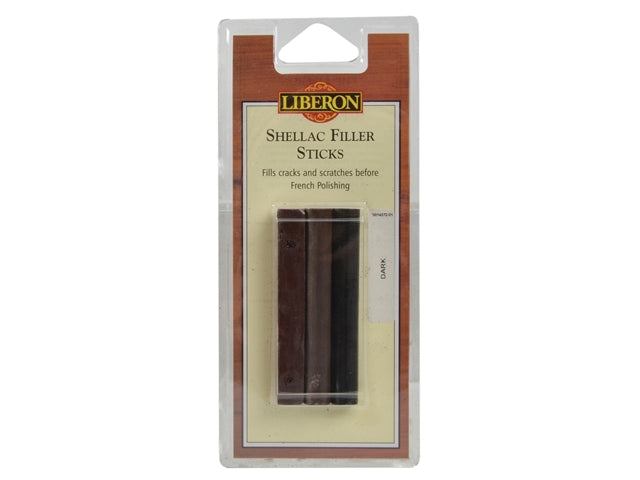 Liberon Shellac Dark Wood Scratch Filler Repair Stick 3 Pack